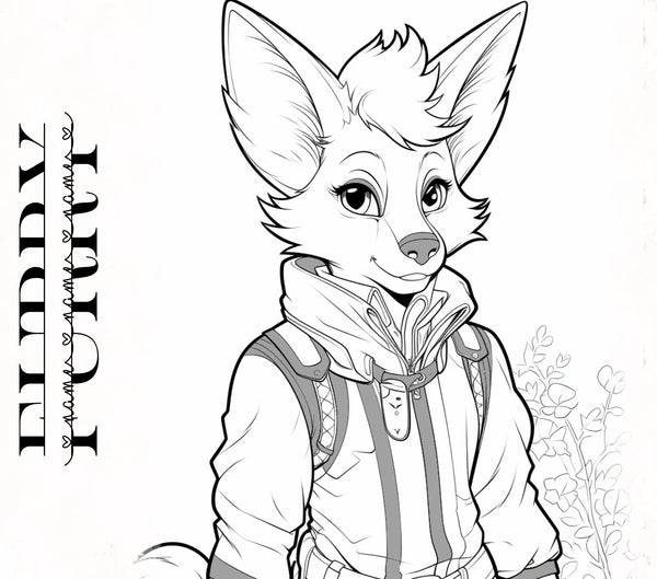 Fennec Furry Base Cute Furry Marsupial Template: Fennec Fursona Furry ...