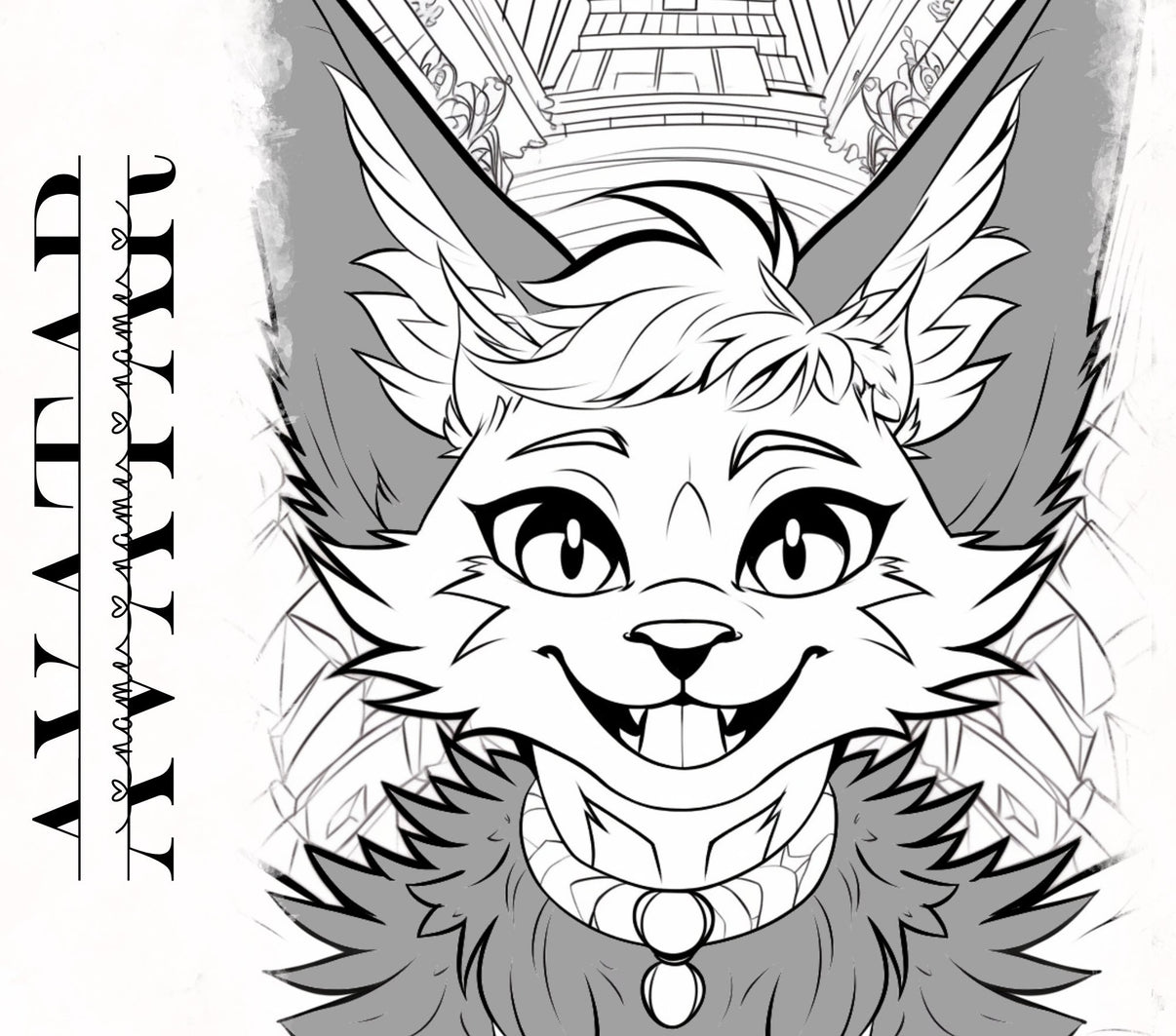 Feline Furry Base Cute Furry Feline Fursona Template Fennec Cat Lynx F ...