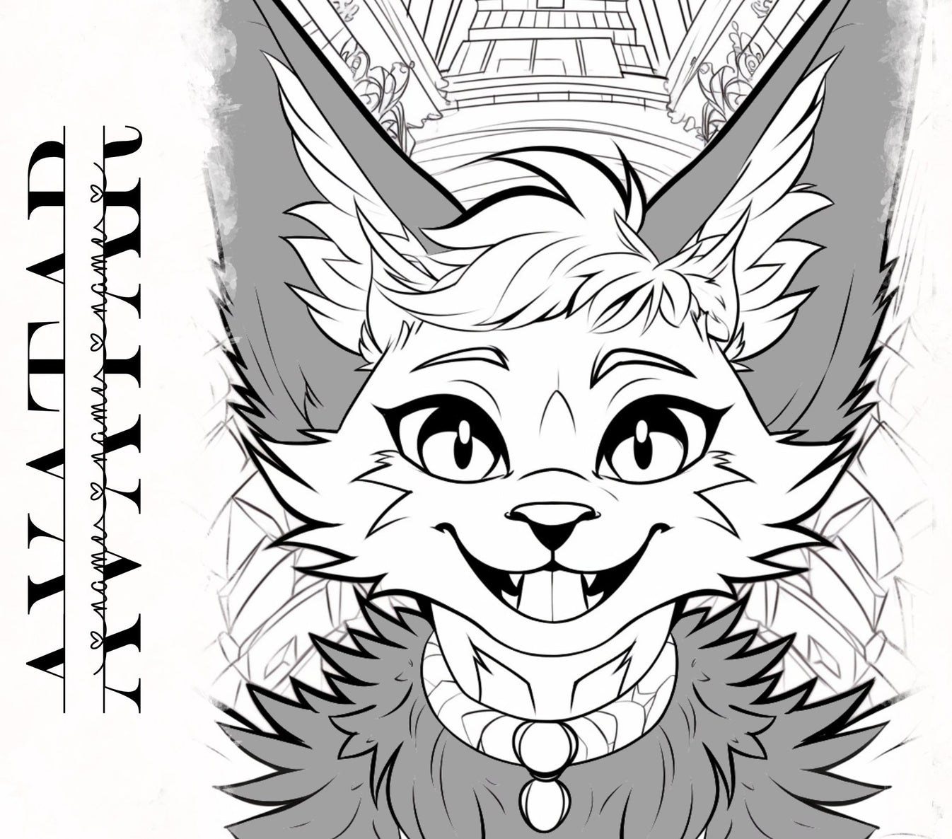 Feline Furry Base Cute Furry Feline Fursona Template Fennec Cat Lynx F ...
