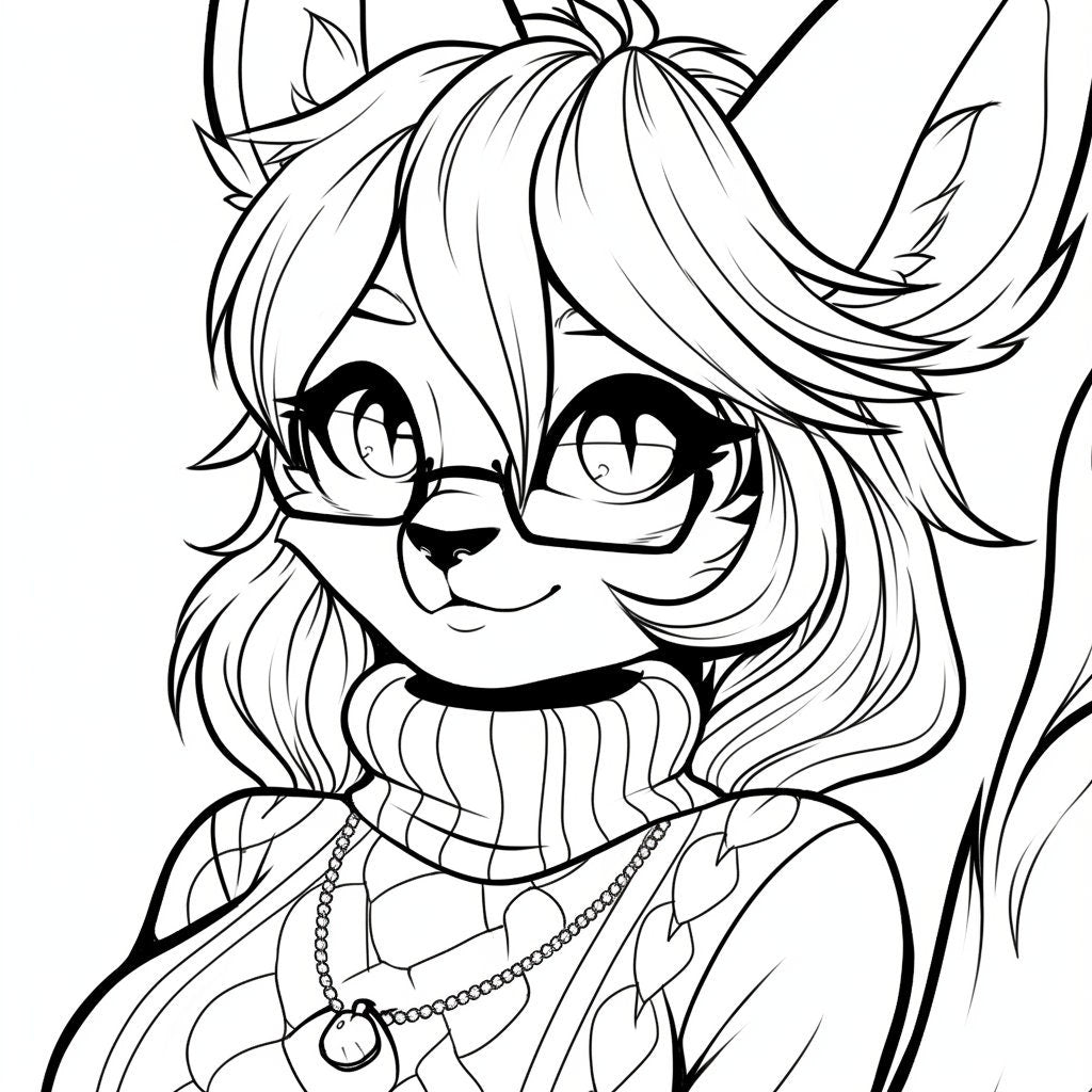 Feline Furry Base Cute Furry Feline Fursona Template Fursona Furry Bas ...